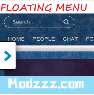 Floating Side Menu :: modzzz